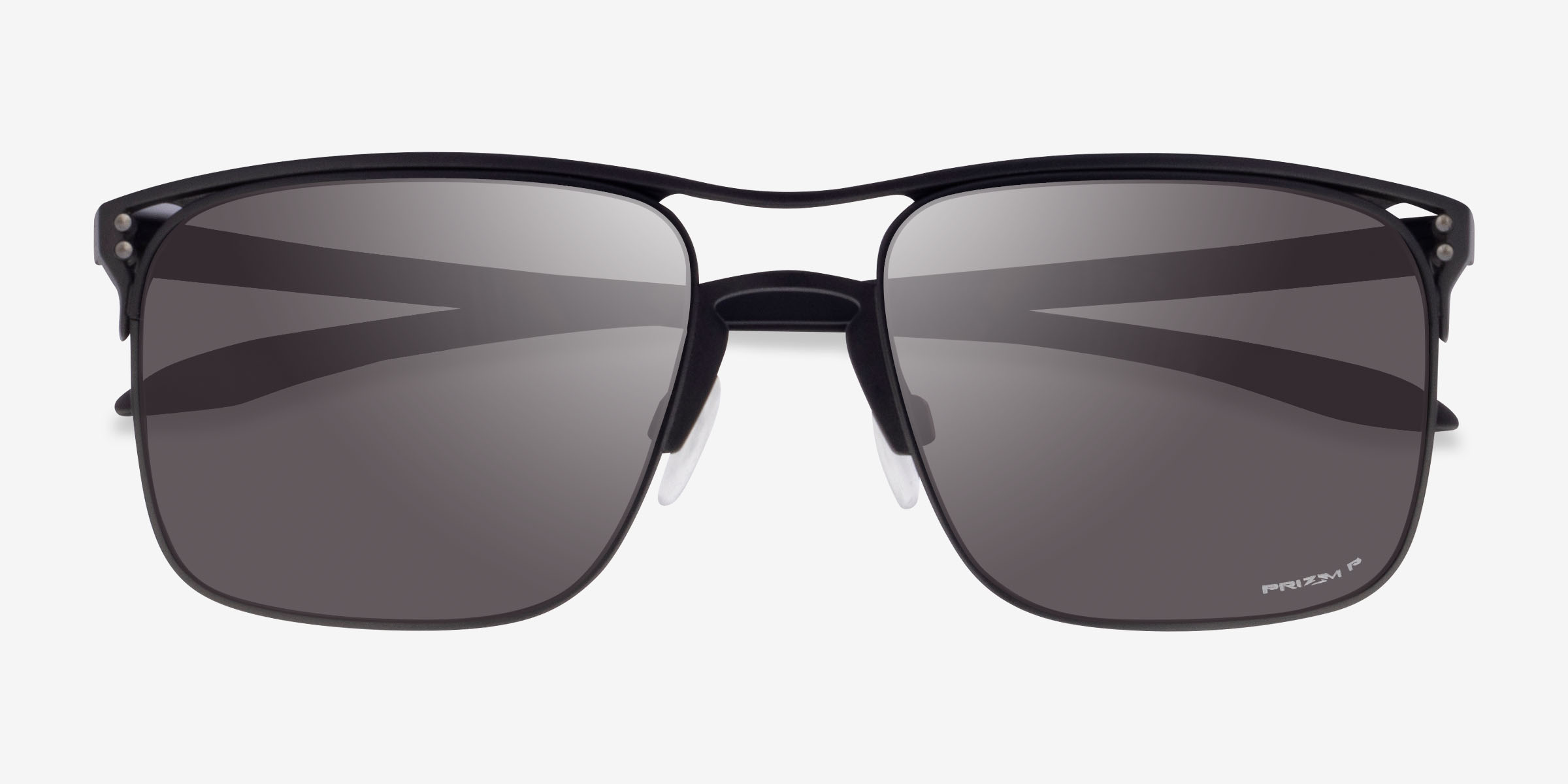 Oakley Holbrook Ti - Square Satin Black Frame Prescription Sunglasses ...