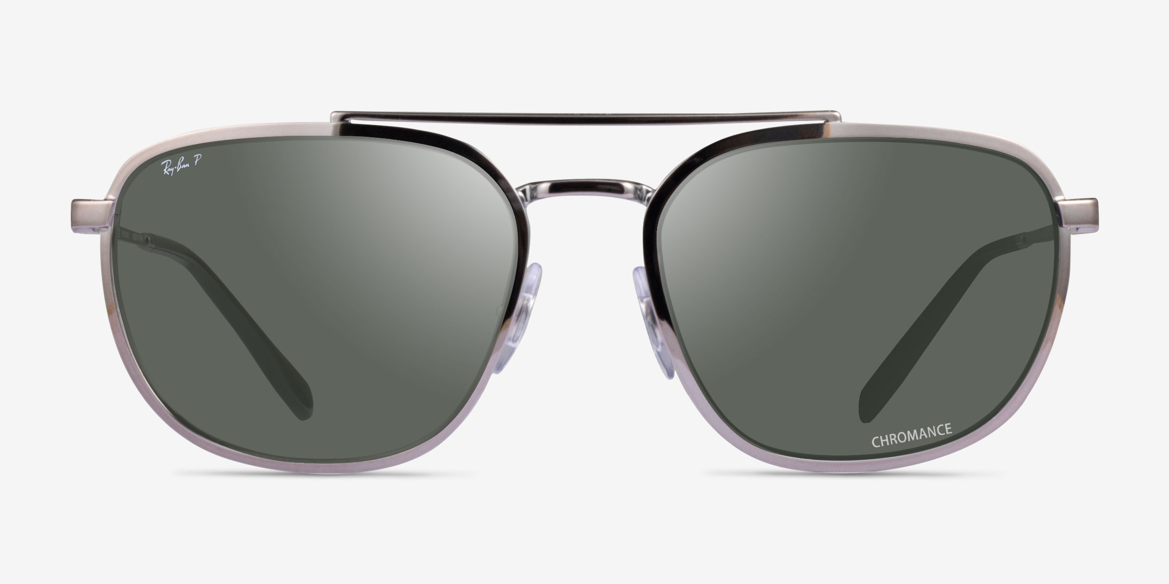 Ray-Ban RB3708 - Aviator Gunmetal Frame Prescription Sunglasses ...