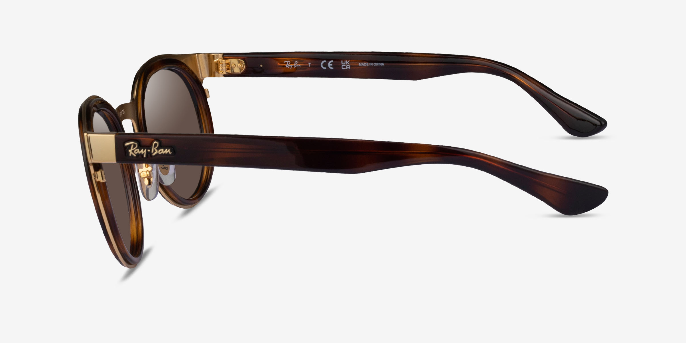 Ray-Ban RB3710 Bonnie - Round Tortoise Gold Frame Prescription ...