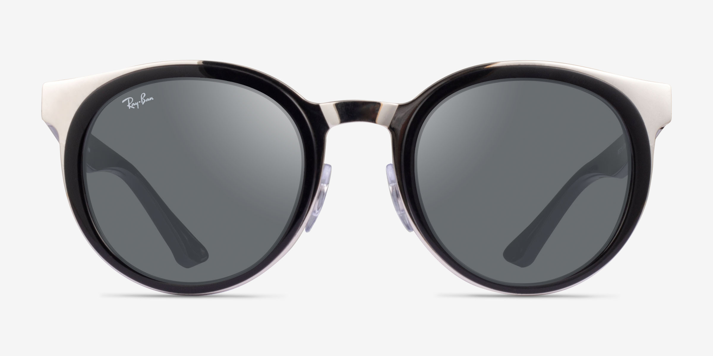 Ray-Ban RB3710 Bonnie - Round Black Silver Frame Prescription ...
