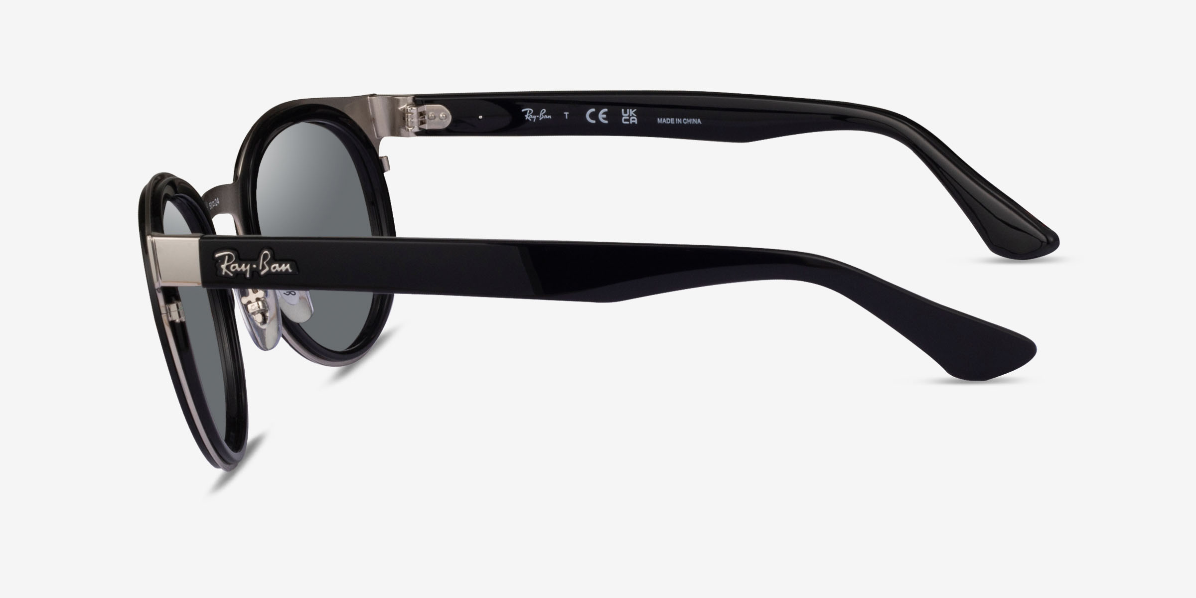 Ray-Ban RB3710 Bonnie - Round Black Silver Frame Prescription ...