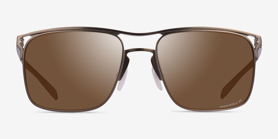 Oakley Holbrook Ti - Square Satin Brown Frame Sunglasses For Men ...
