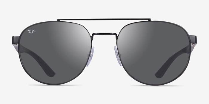 Ray-Ban RB3736 Liefforce - Aviator Black Frame Prescription Sunglasses ...