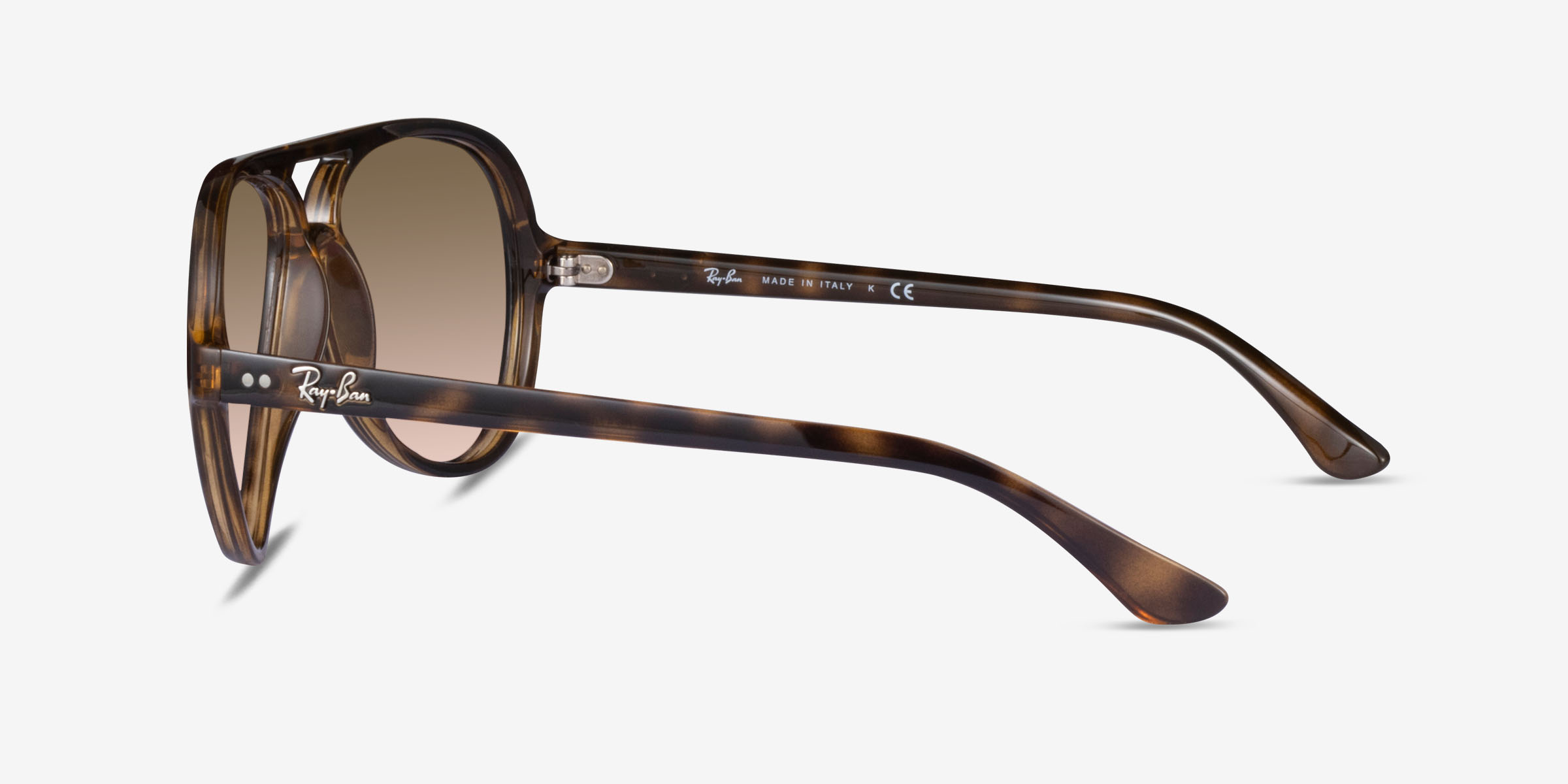 Ray-Ban RB4125 - Aviator Tortoise Frame Prescription Sunglasses ...