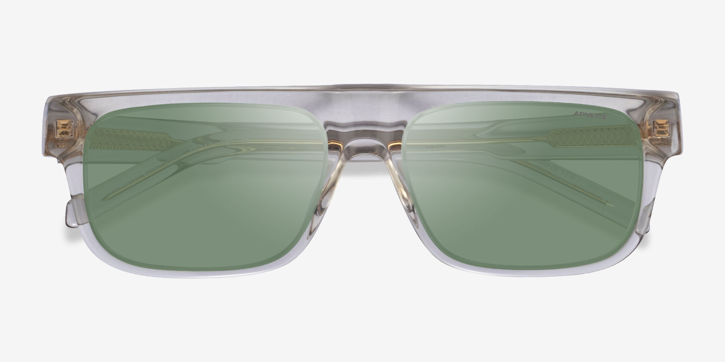 ARNETTE Gothboy - Rectangle Gray Transparent Frame Prescription ...