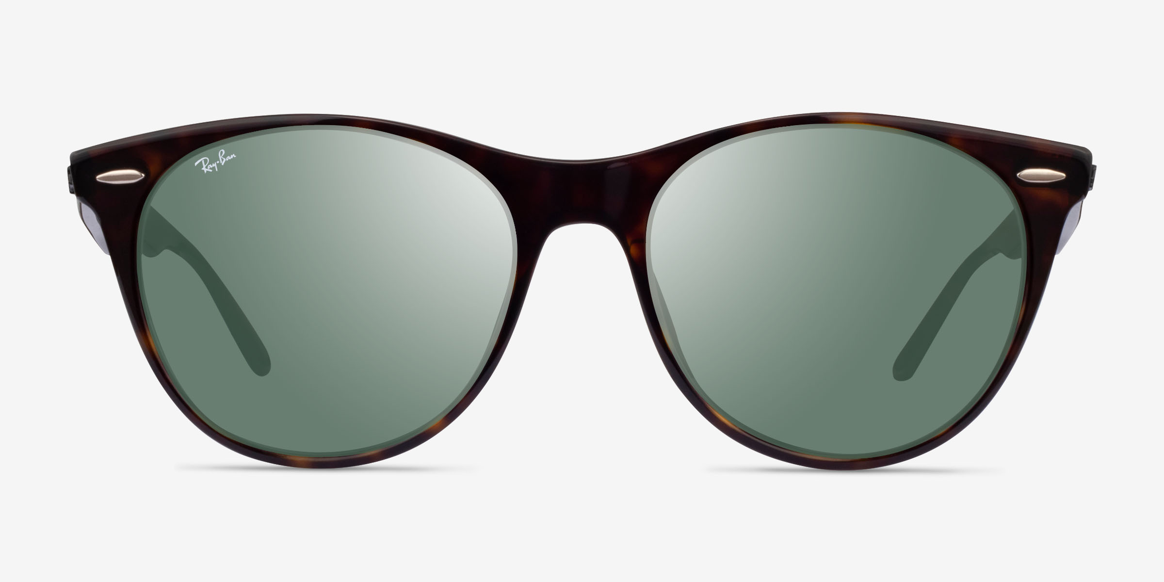 Ray-Ban RB2185 - Round Tortoise Frame Prescription Sunglasses ...