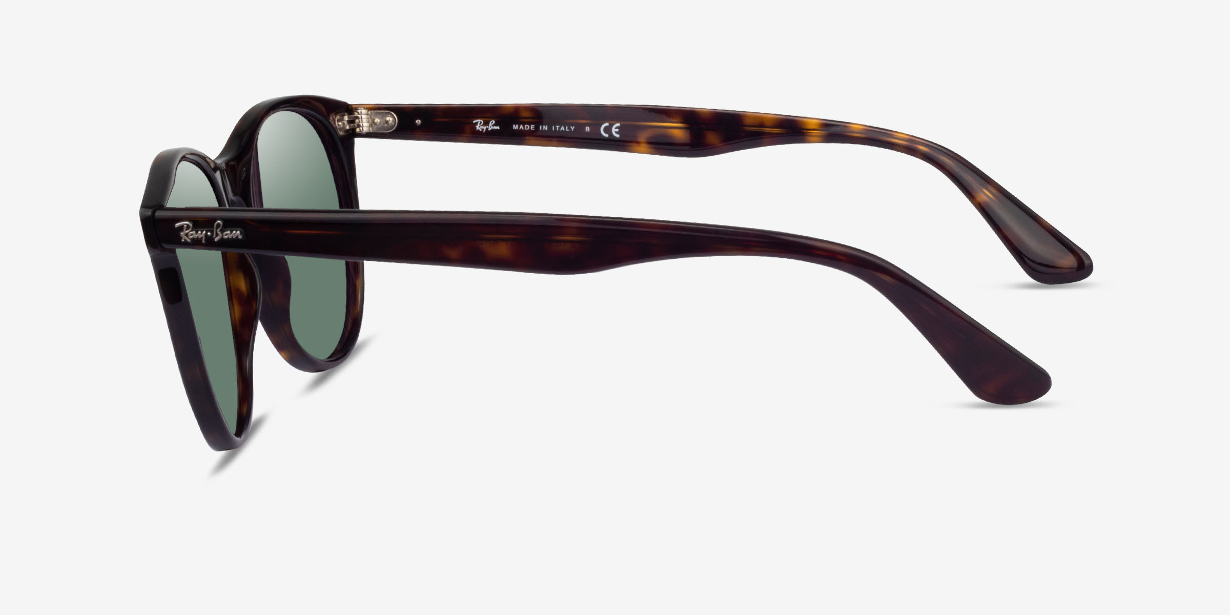 Ray-Ban RB2185 - Round Tortoise Frame Prescription Sunglasses ...