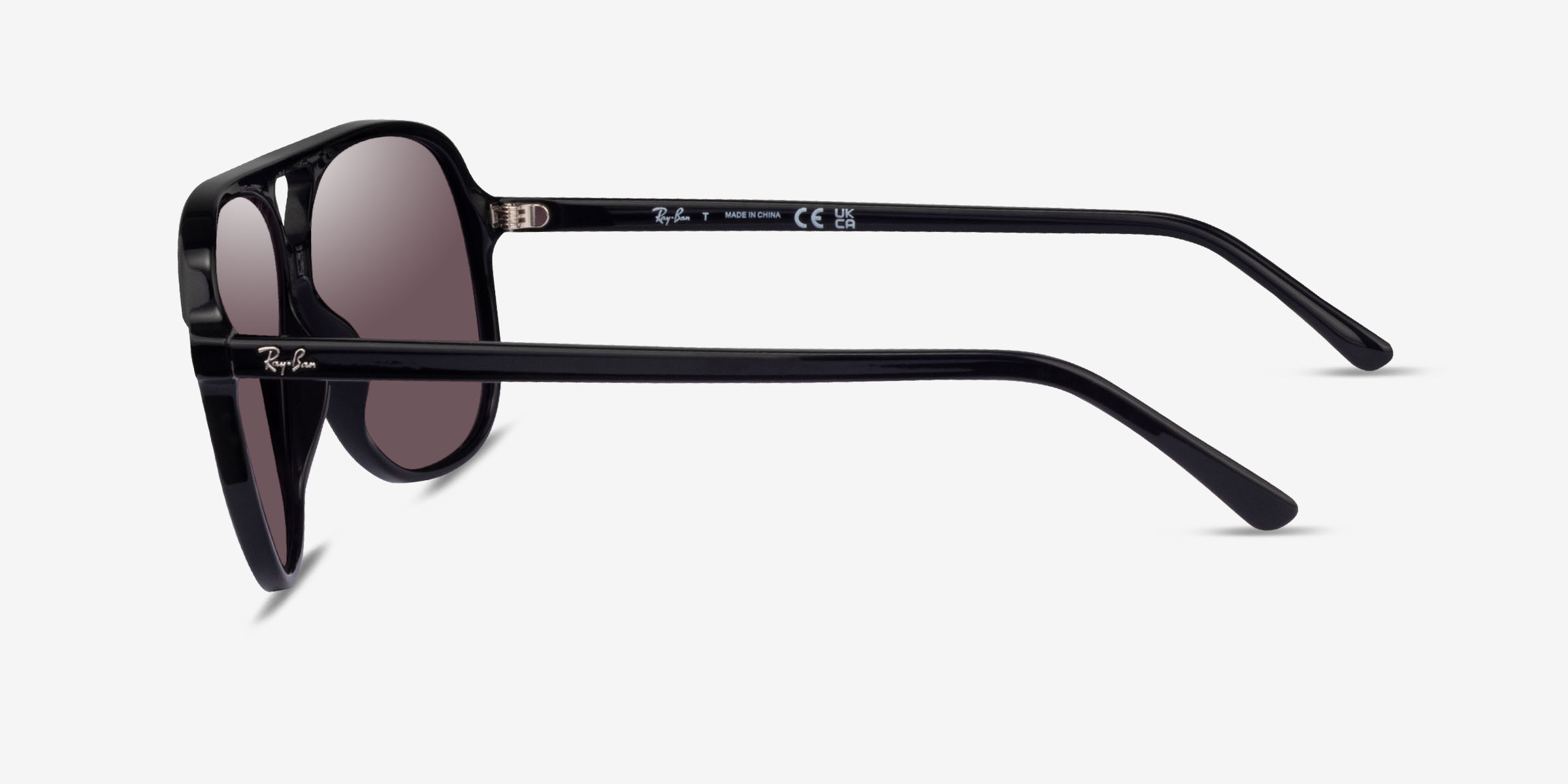 Ray-Ban RB2198 Bill - Aviator Black Frame Prescription Sunglasses ...