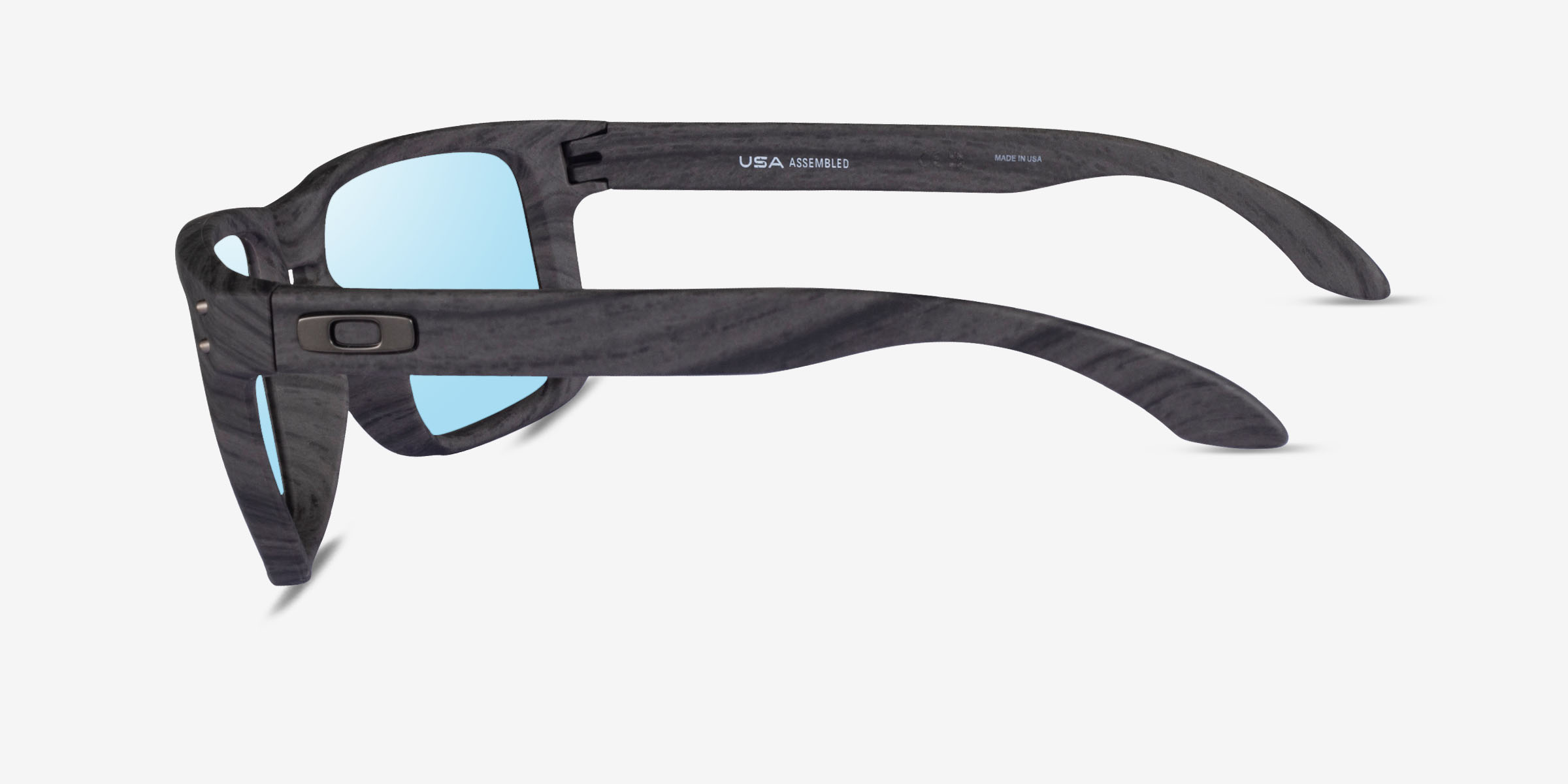 Oakley Holbrook Xl - Square Woodgrain Frame Prescription Sunglasses ...