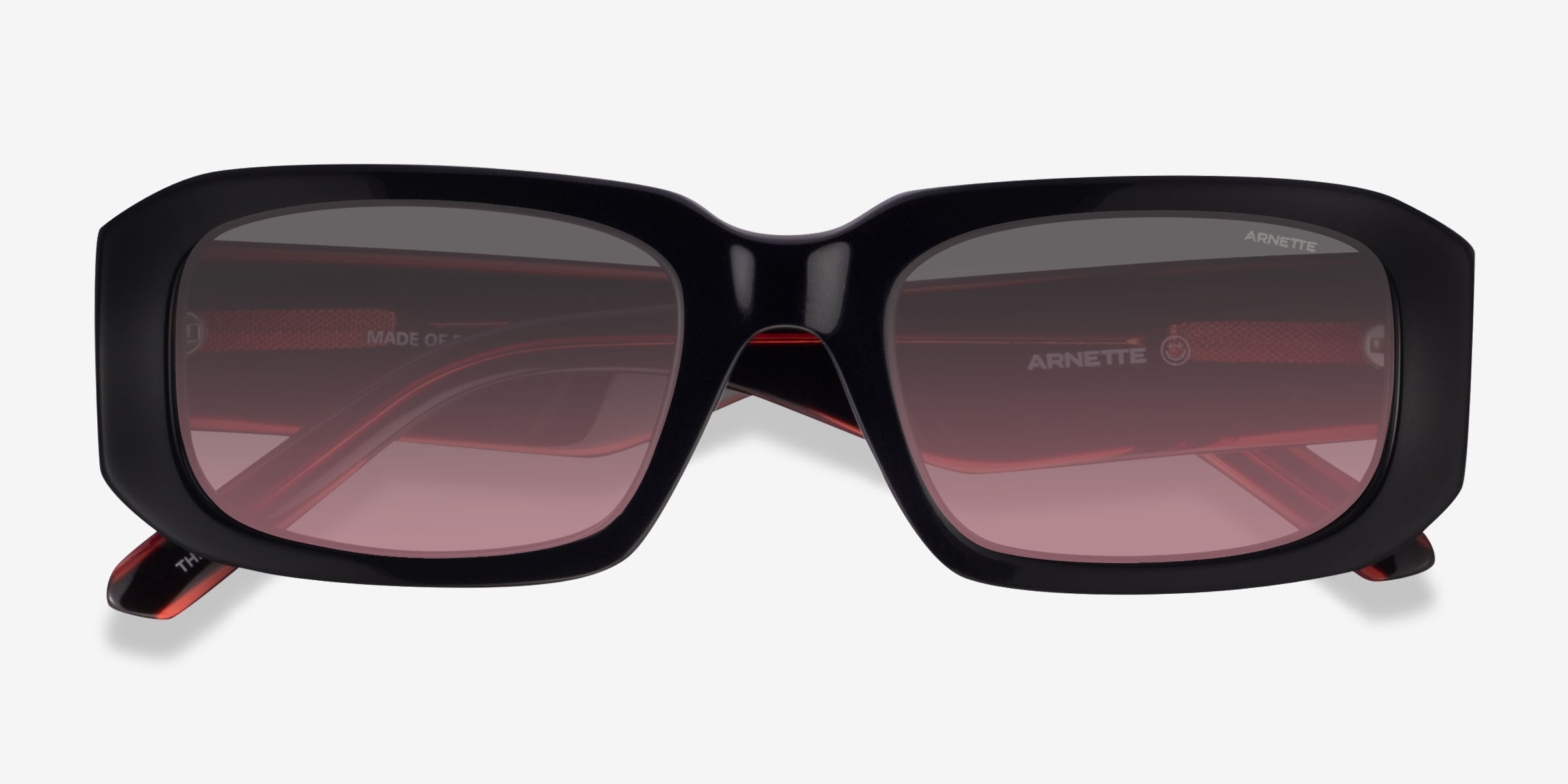 ARNETTE Thekidd - Square Black Frame Prescription Sunglasses ...