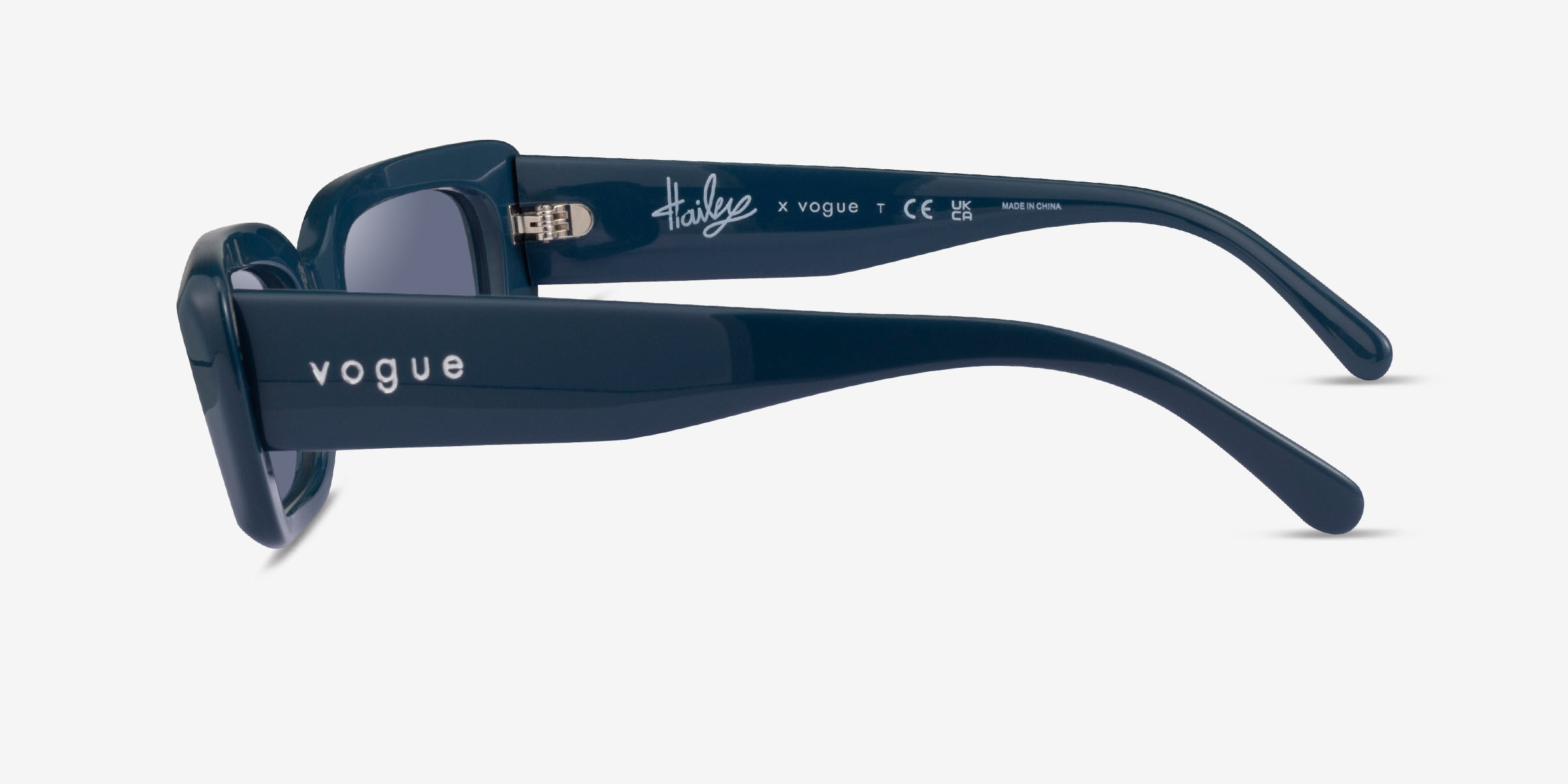 Vogue Eyewear VO5440S - Rectangle Blue Frame Prescription Sunglasses ...