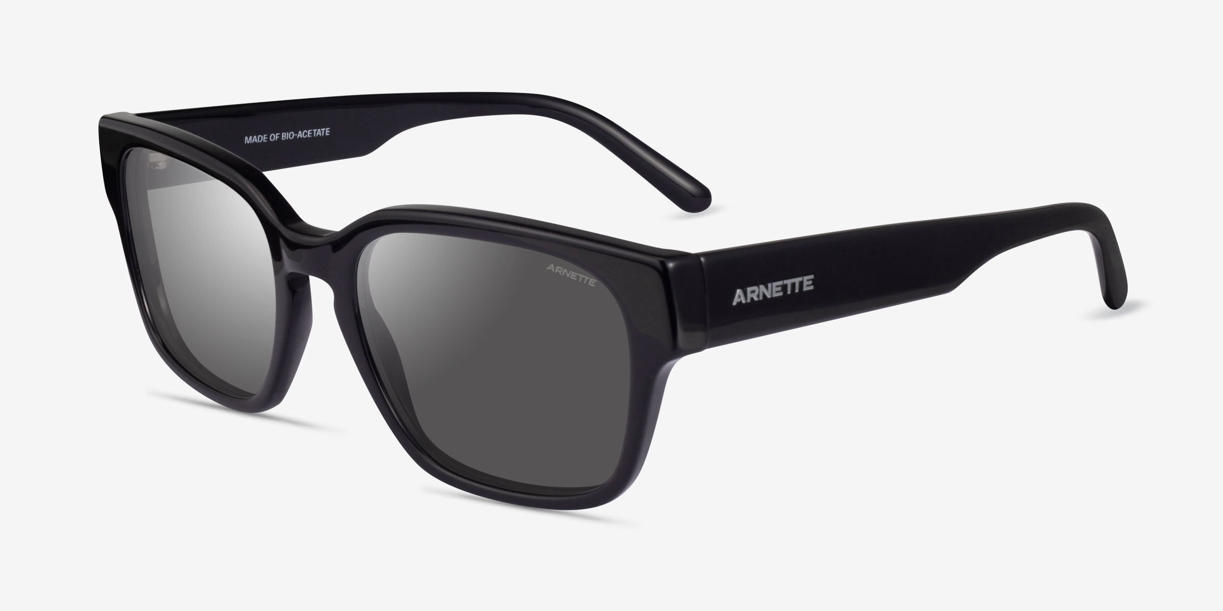 ARNETTE AN4294 Type Z - Square Black Frame Sunglasses For Men ...