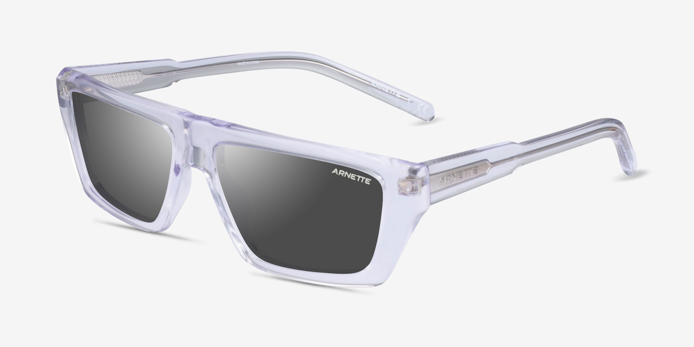 ARNETTE Woobat - Rectangle Crystal Frame Sunglasses For Men ...