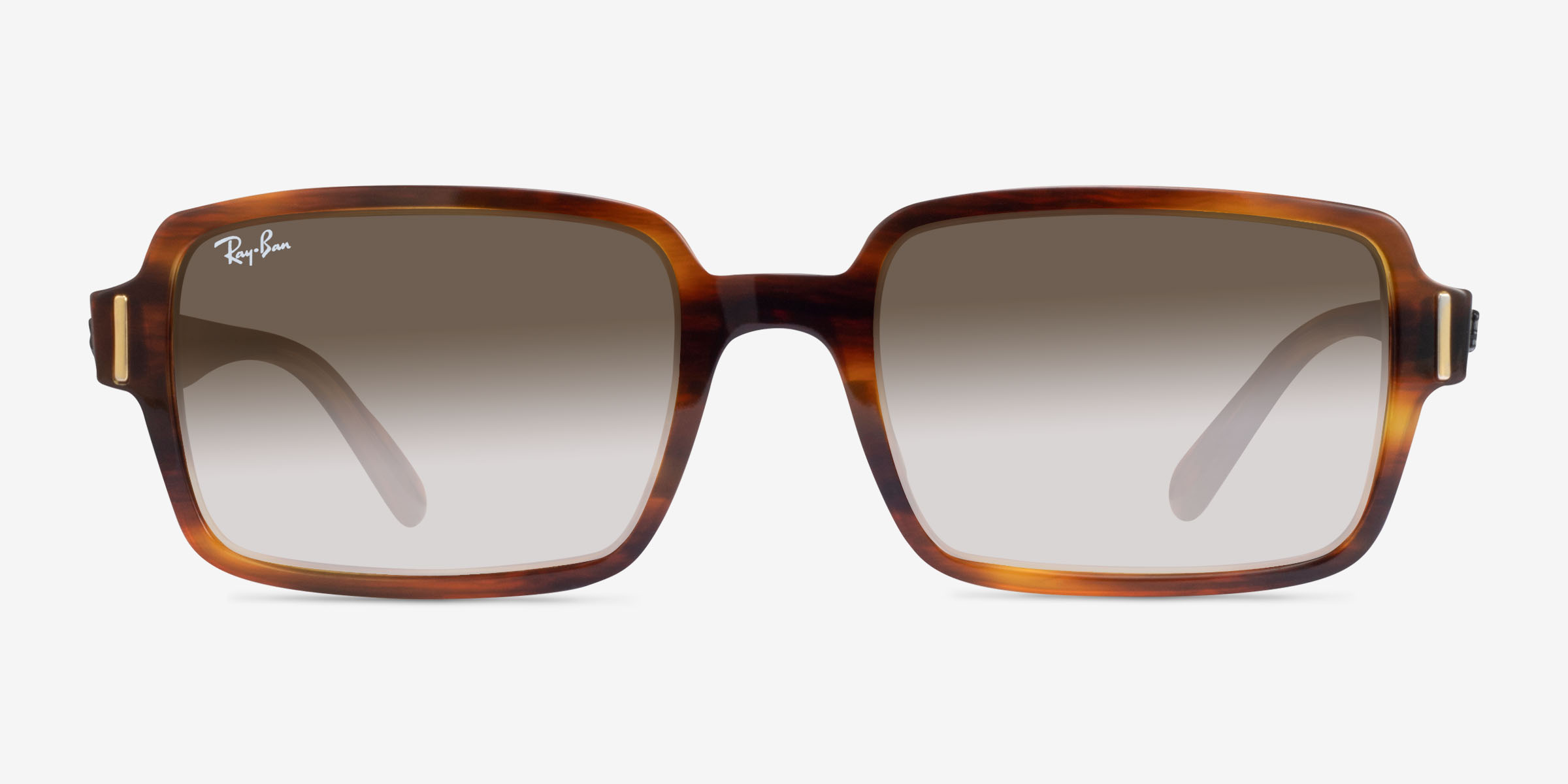 Ray-Ban RB2189 Benji - Rectangle Striped Tortoise Frame Prescription ...