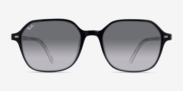 Ray-Ban RB2194 John - Square Black Frame Prescription Sunglasses ...