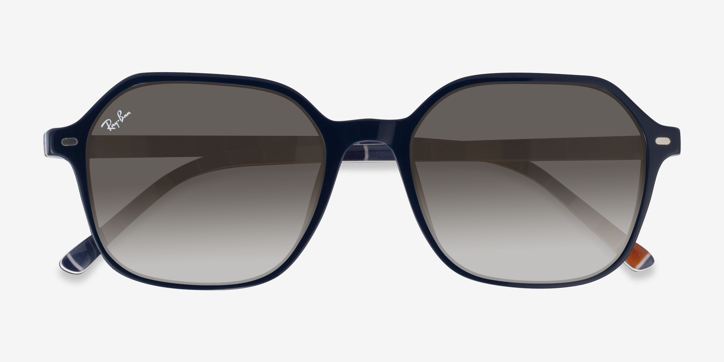 Ray-Ban RB2194 John - Square Blue Frame Prescription Sunglasses ...
