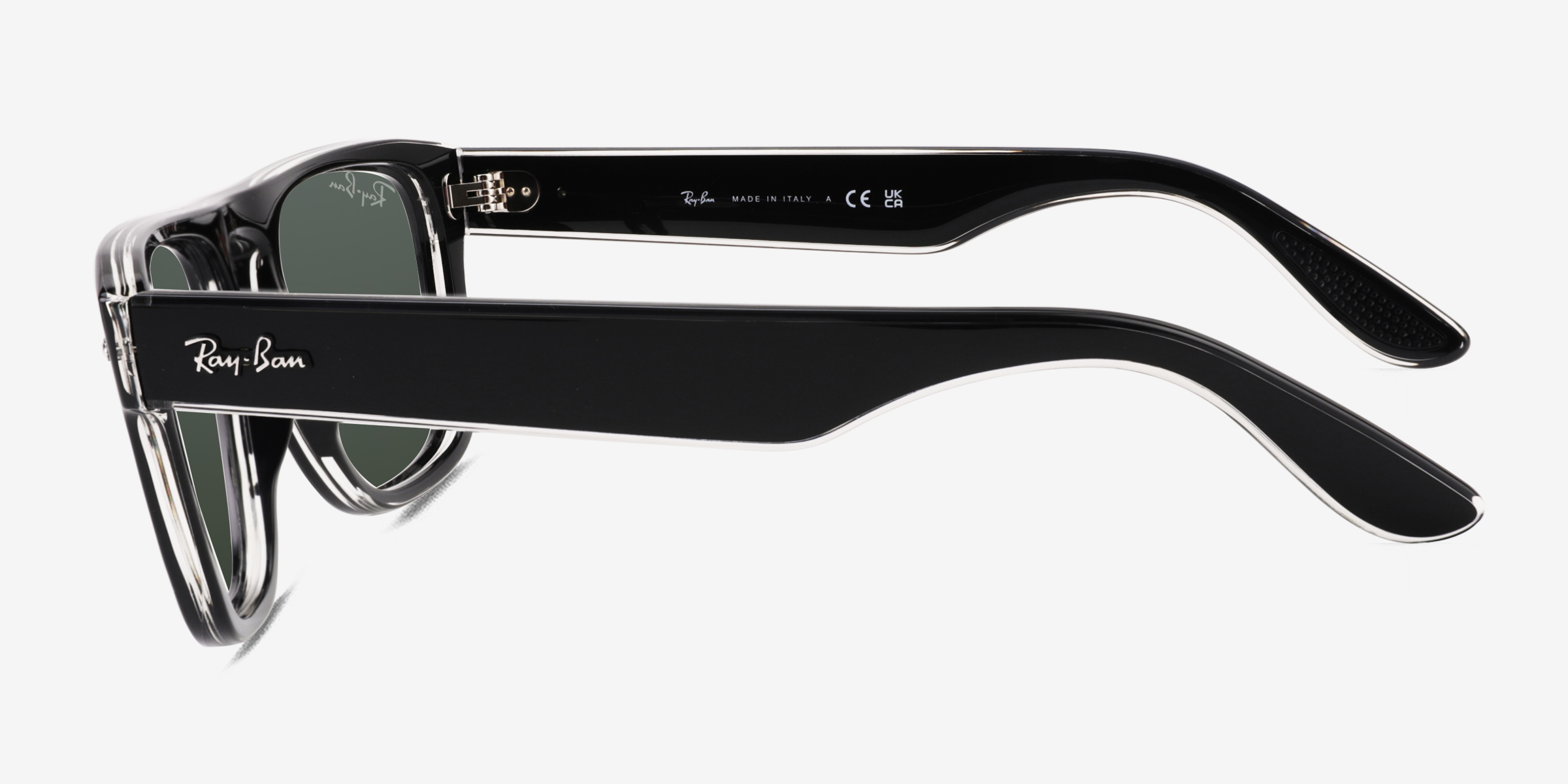 Ray-Ban RB4407 - Wayfarer Black Frame Prescription Sunglasses ...