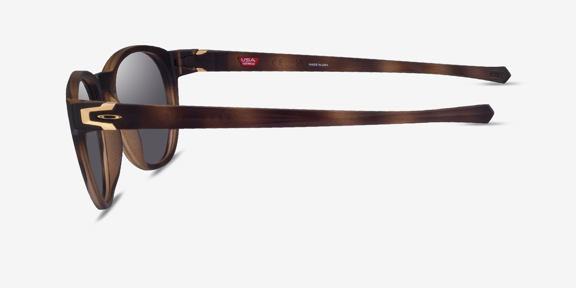 Oakley Reedmace - Round Matte Clear Tortoise Frame Prescription ...