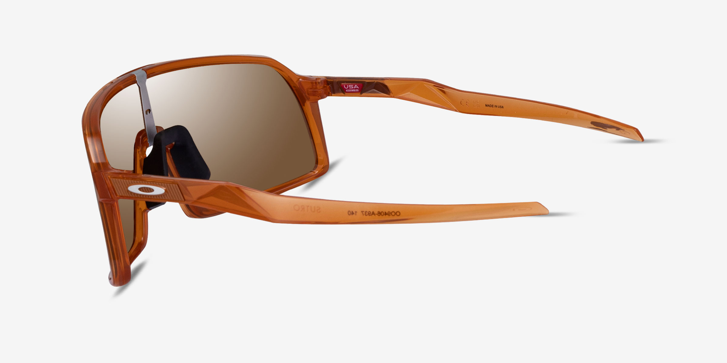 Oakley Sutro - Aviator Clear Orange Frame Prescription Sunglasses ...