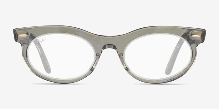 Ray-Ban Wayfarer Oval Change - Ovale Photo Waves Gray Monture ...