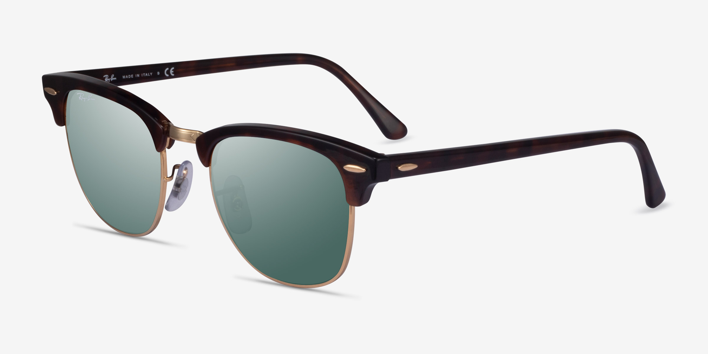 Ray-Ban RB3016 Clubmaster - Browline Tortoise Frame Prescription ...
