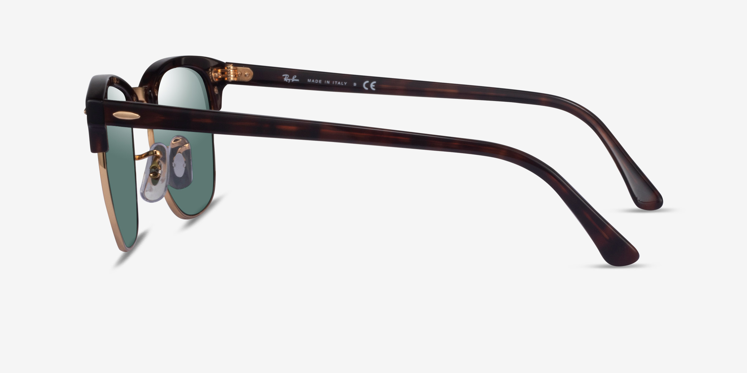 Ray-Ban RB3016 Clubmaster - Browline Tortoise Frame Prescription ...