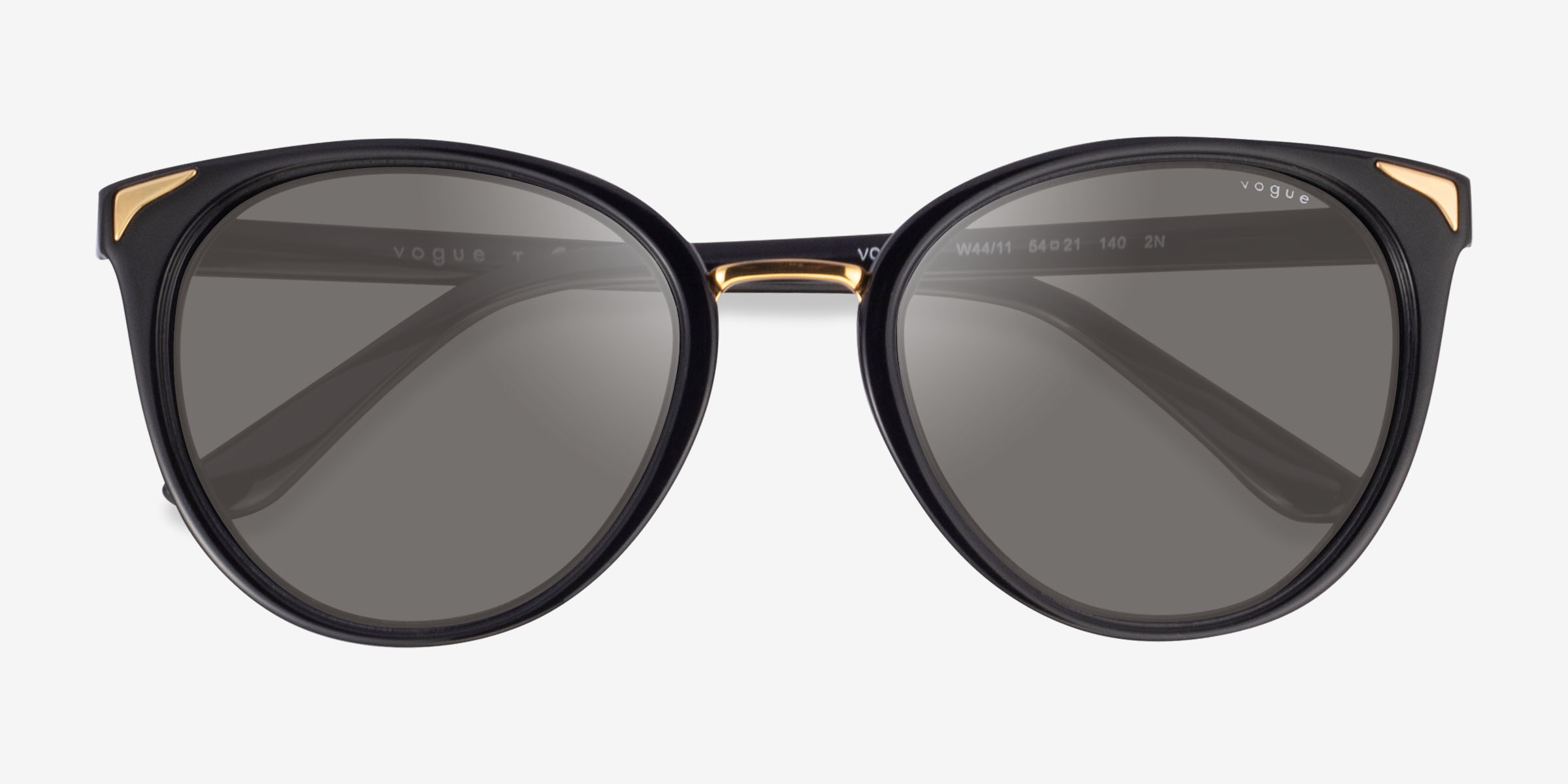 Vogue Eyewear VO5230S - Cat Eye Black Frame Sunglasses For Women ...