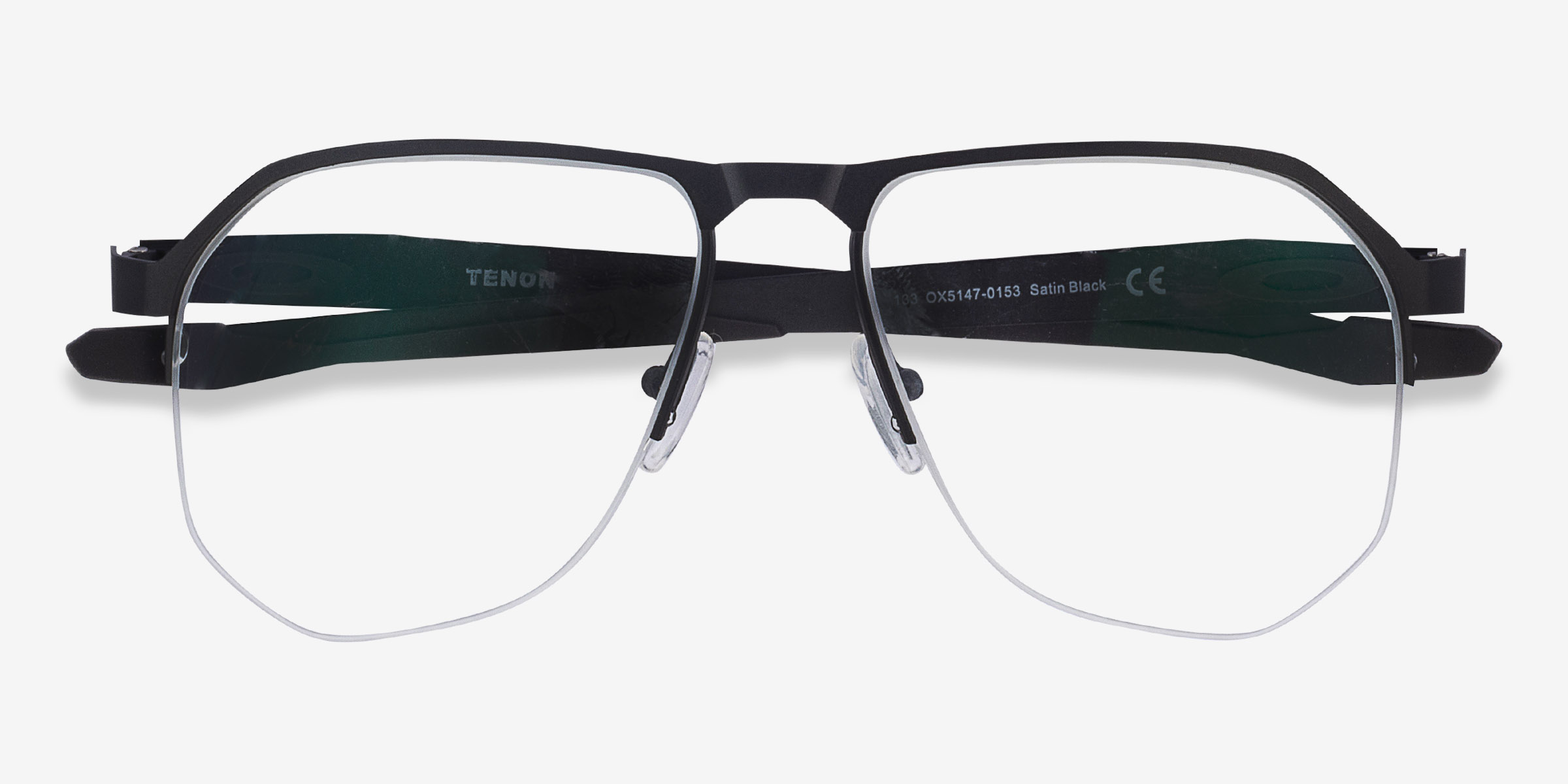 Oakley Tenon - Aviator Satin Black Frame Glasses For Men | Eyebuydirect ...