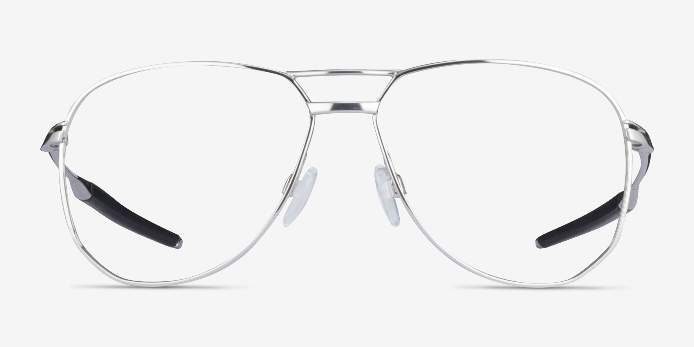 Oakley Contrail Ti Rx Aviator Polished Chrome Frame Eyeglasses
