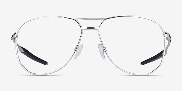 Oakley Contrail Ti Rx Aviator Polished Chrome Frame Eyeglasses