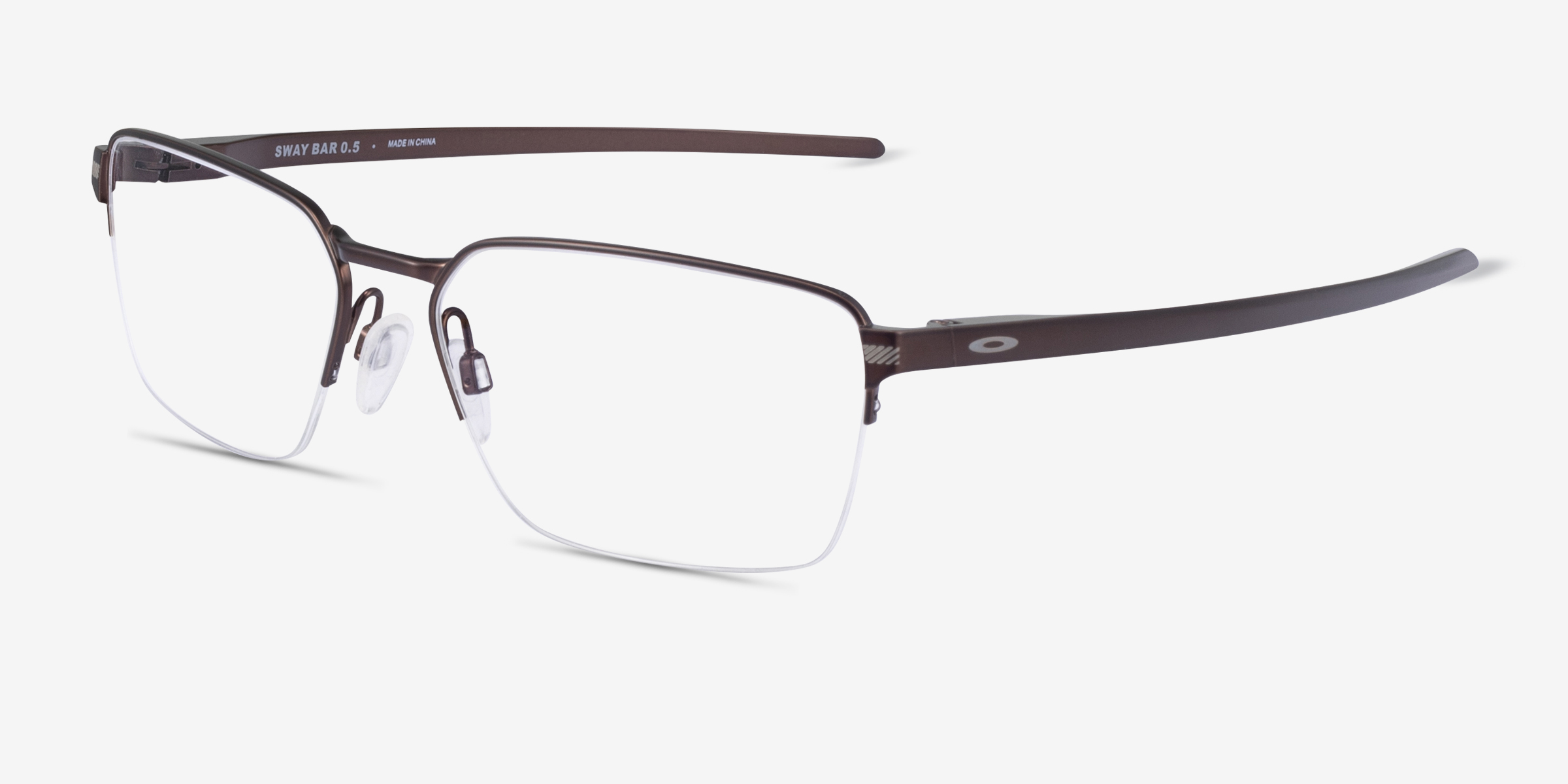 Oakley Sway Bar 0.5 - Rectangle Matte Gunmetal Frame Glasses For Men | Eyebuydirect
