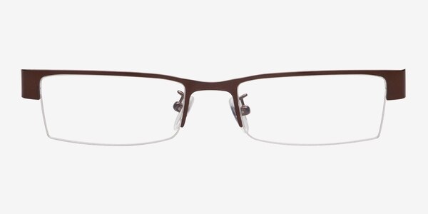 Christopher Rectangle Brown Glasses for Men | Eyebuydirect Canada