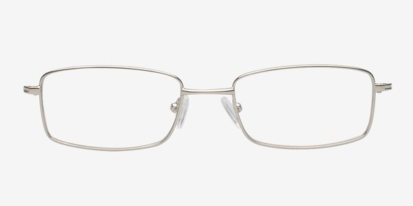 Rory Rectangle Silver Glasses for Men | Eyebuydirect