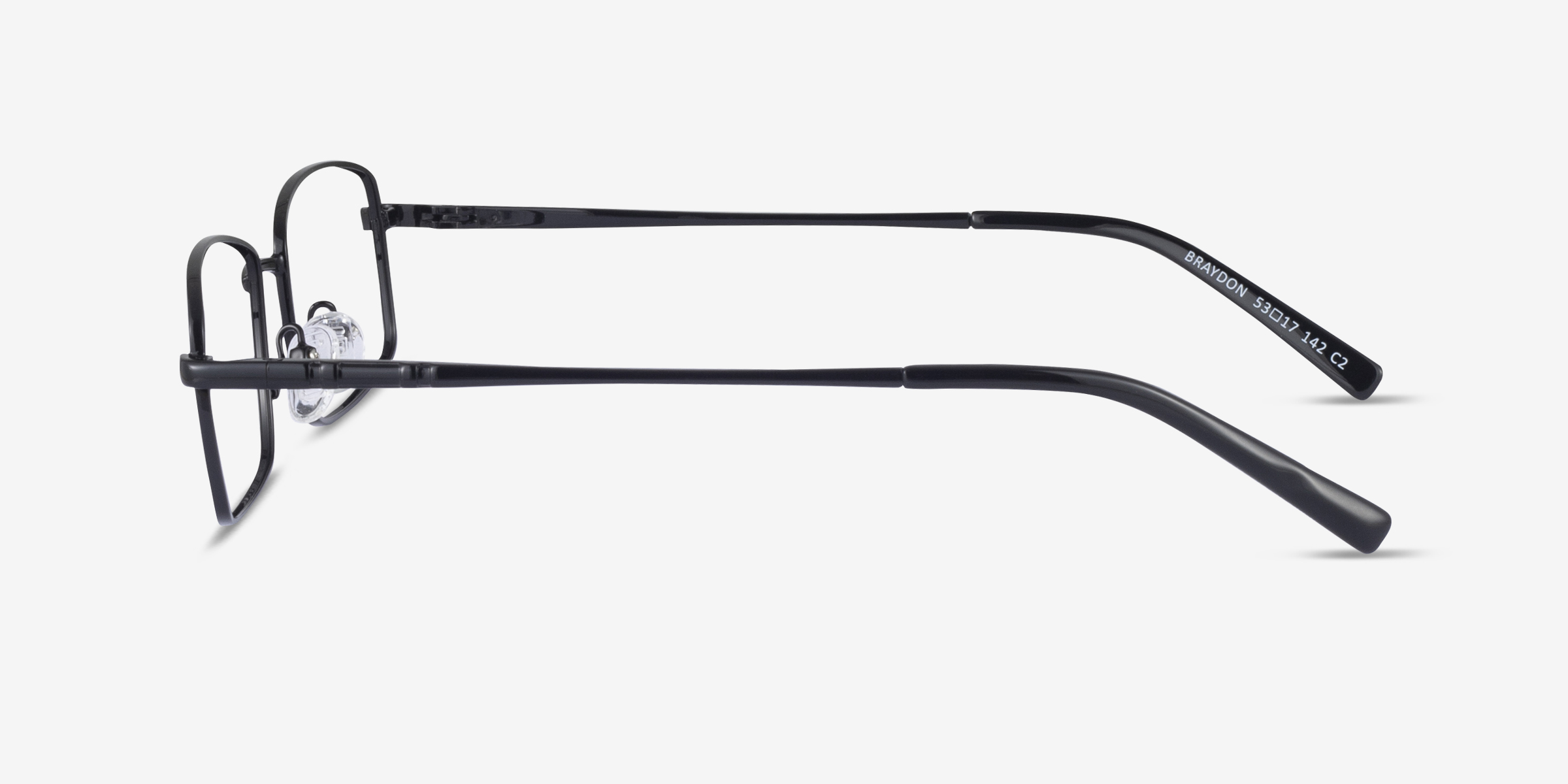 Braydon Rectangle Black Full Rim Eyeglasses | Eyebuydirect