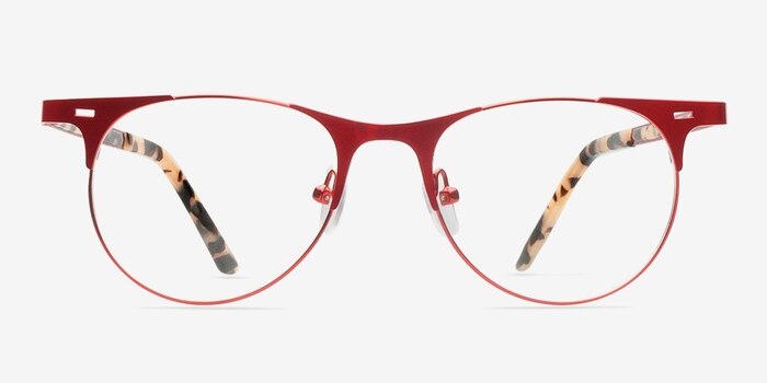 Amy Square Red Glasses for Women | Eyebuydirect