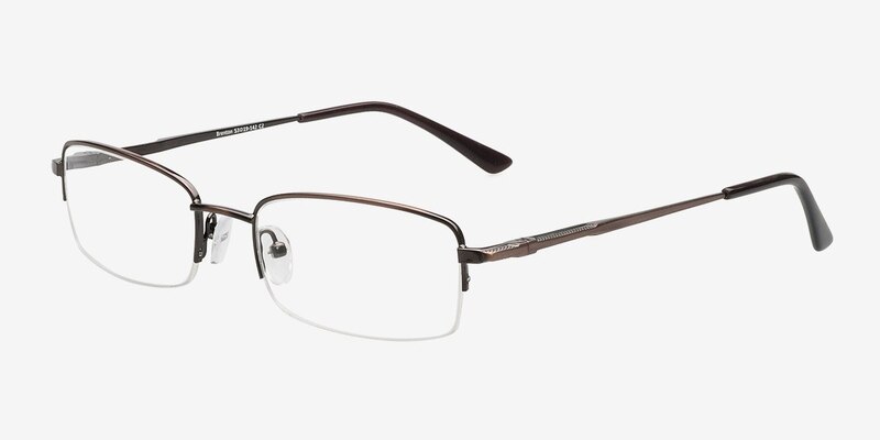 Brenton Rectangle Brown Glasses for Men | Eyebuydirect