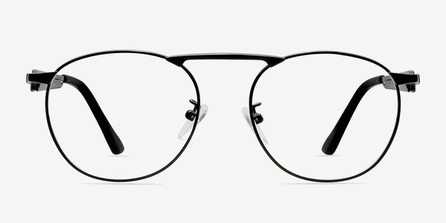 Tarantino Aviator Black Full Rim Eyeglasses | Eyebuydirect Canada