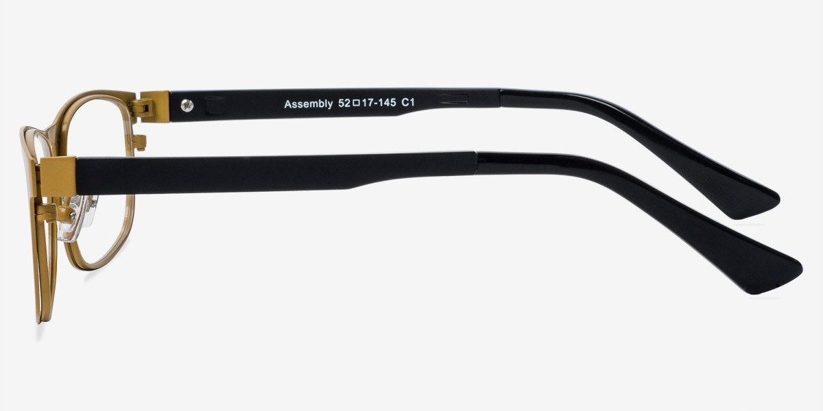 Assembly Rectangle Yellow Full Rim Eyeglasses | Eyebuydirect