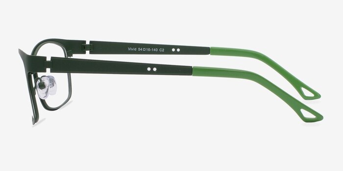 Vivid Rectangle Green Glasses for Women | Eyebuydirect