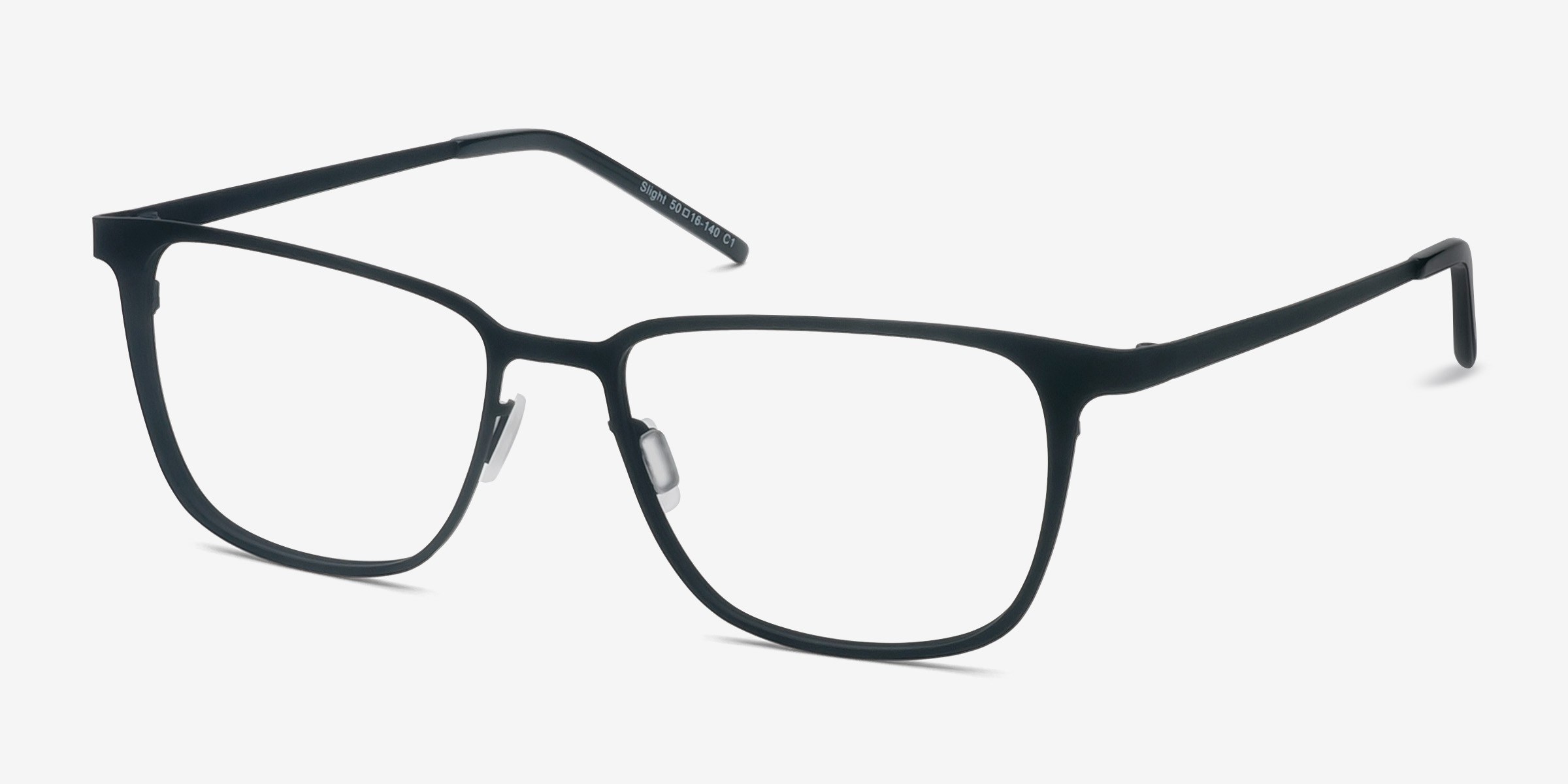 Slight Square Matte Black Full Rim Eyeglasses | Eyebuydirect