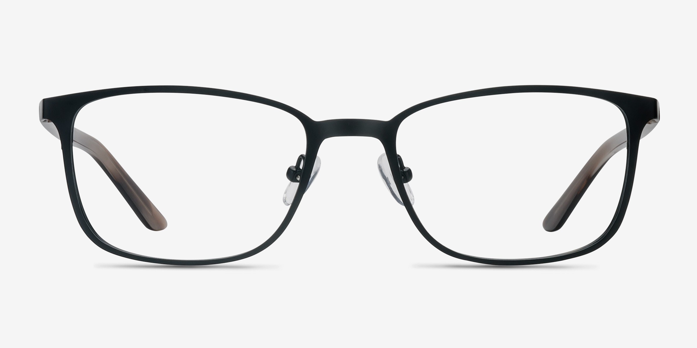 Lines Rectangle Black Full Rim Eyeglasses | Eyebuydirect