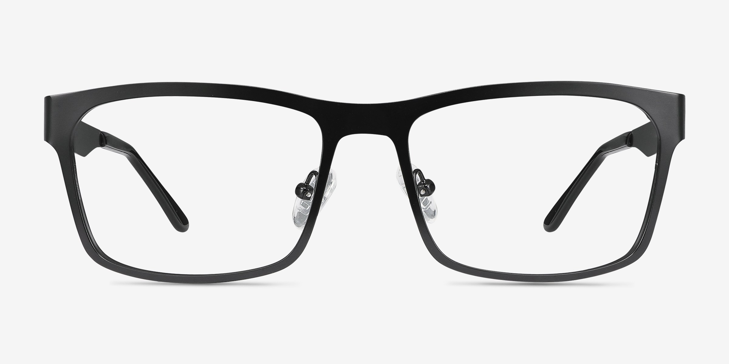 Assumption Rectangle Black Full Rim Eyeglasses Eyebuydirect