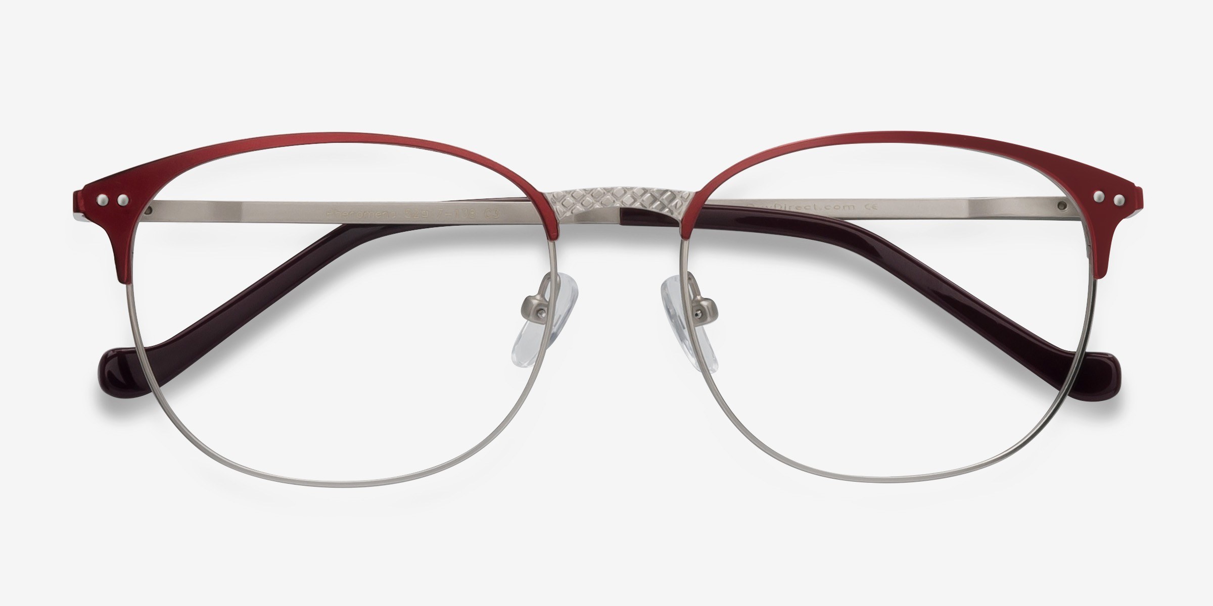 Phenomena Round Red Full Rim Eyeglasses | Eyebuydirect