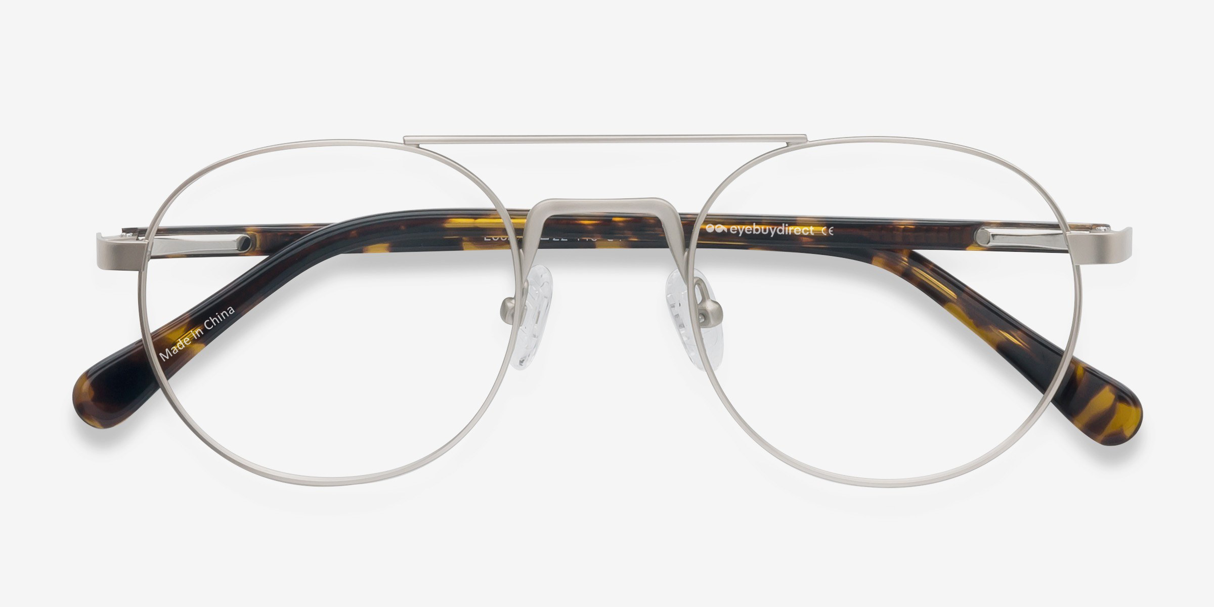 Lock Aviator Light Golden Full Rim Eyeglasses | Eyebuydirect