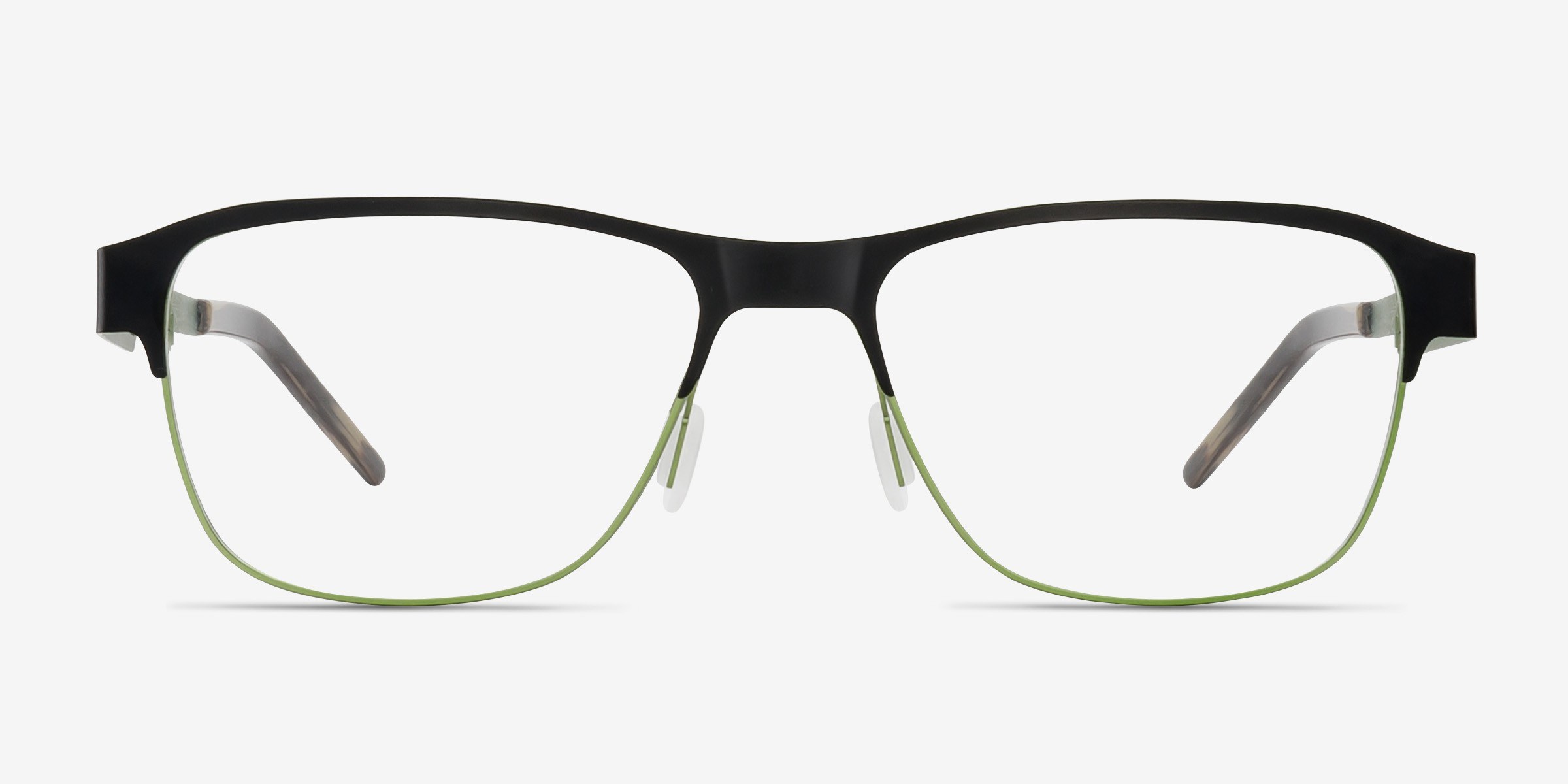 Python Rectangle Black Full Rim Eyeglasses | Eyebuydirect