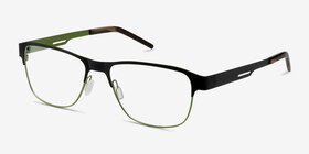 Python Rectangle Black Full Rim Eyeglasses | Eyebuydirect