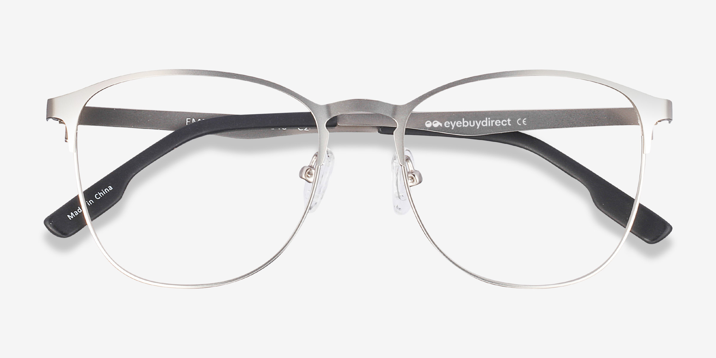 Ember Square Silver Full Rim Eyeglasses | Eyebuydirect