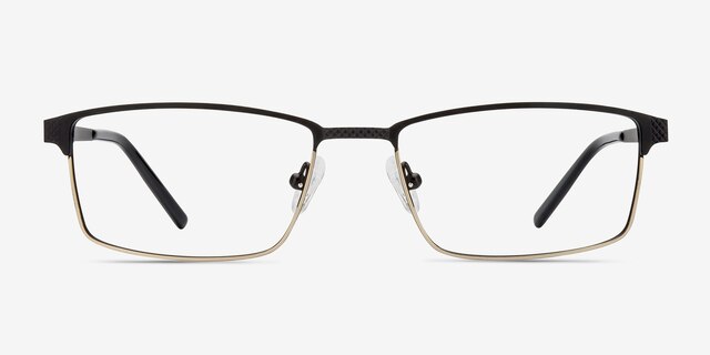 Prime Rectangle Black Brown Full Rim Eyeglasses | Eyebuydirect