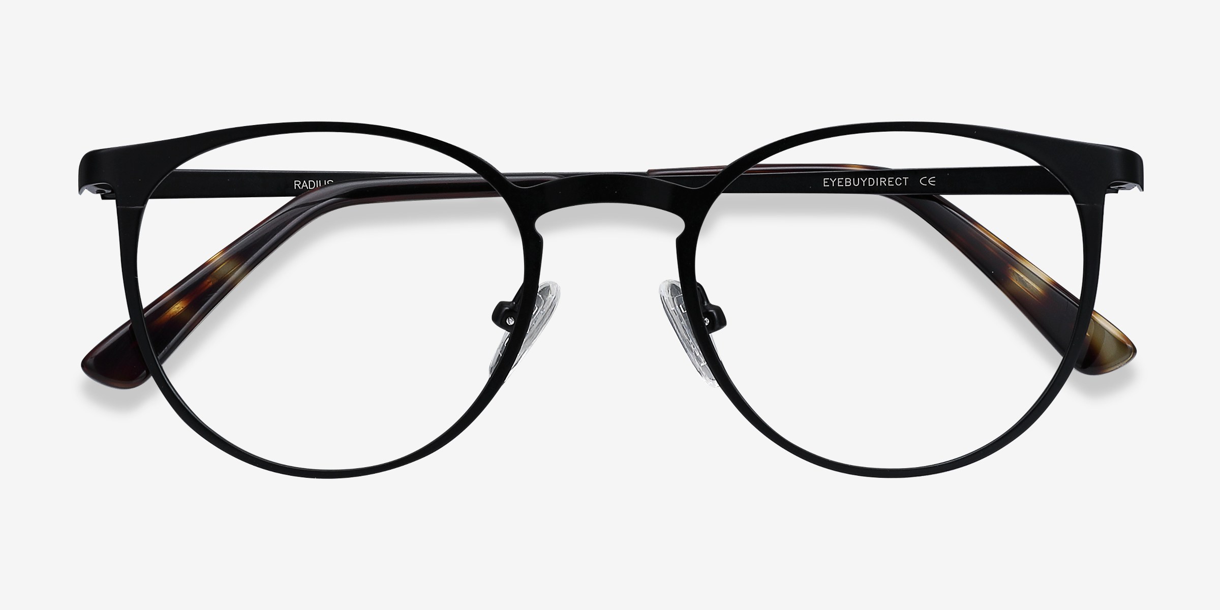 Radius Round Black Full Rim Eyeglasses | Eyebuydirect