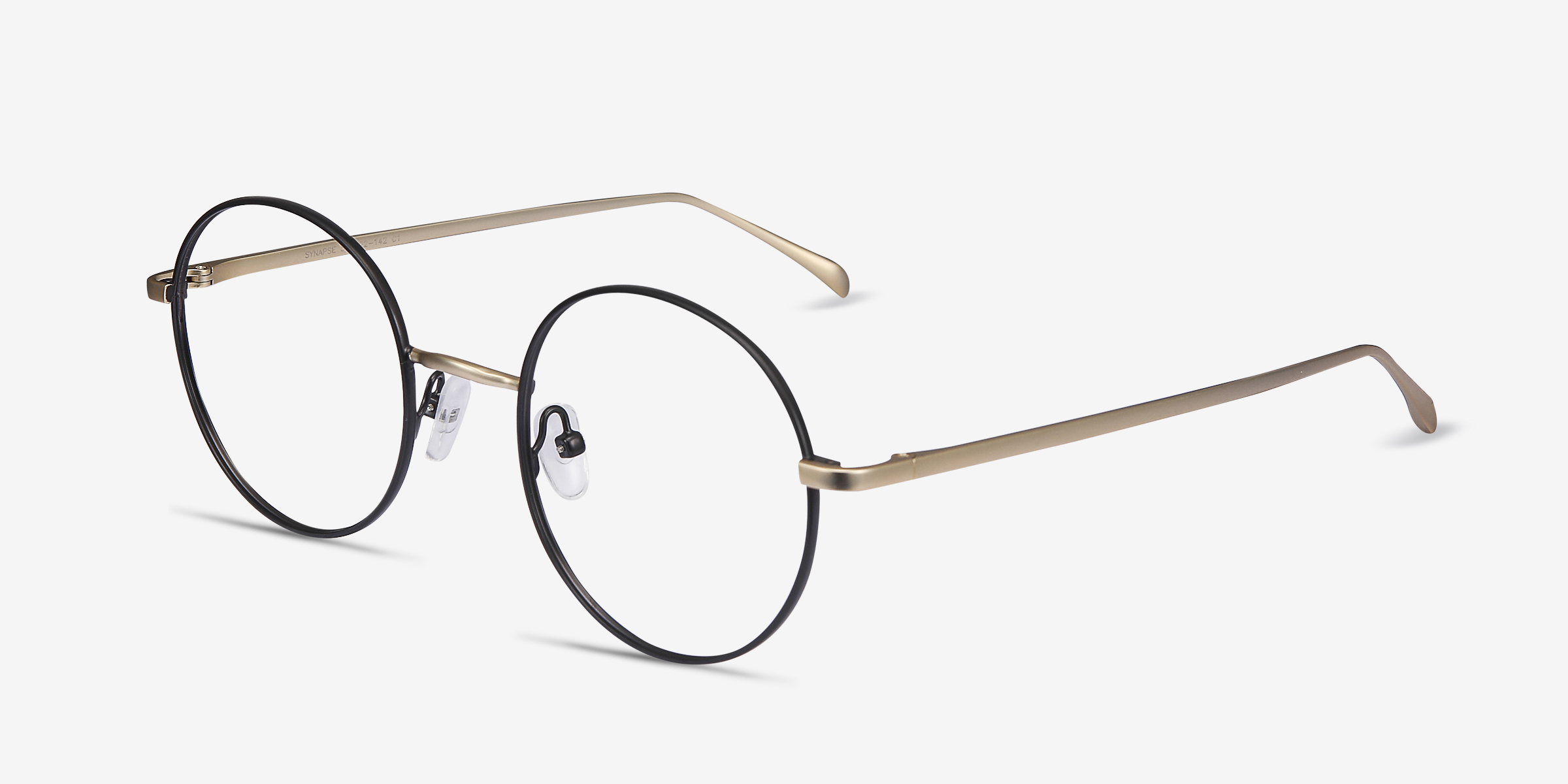 Synapse Round Black Full Rim Eyeglasses | Eyebuydirect